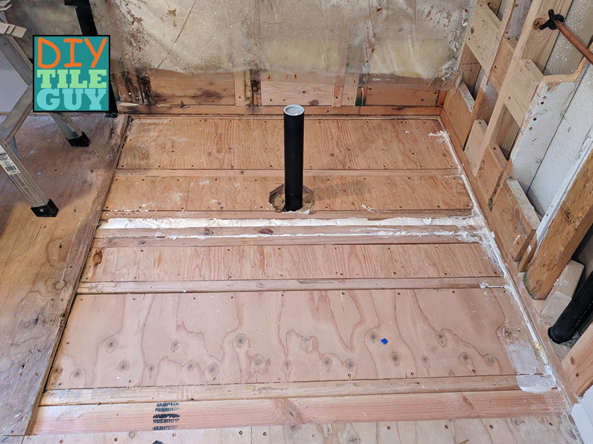 Here are 3 ways to Recess a Wood Subfloor for a Curbless Shower